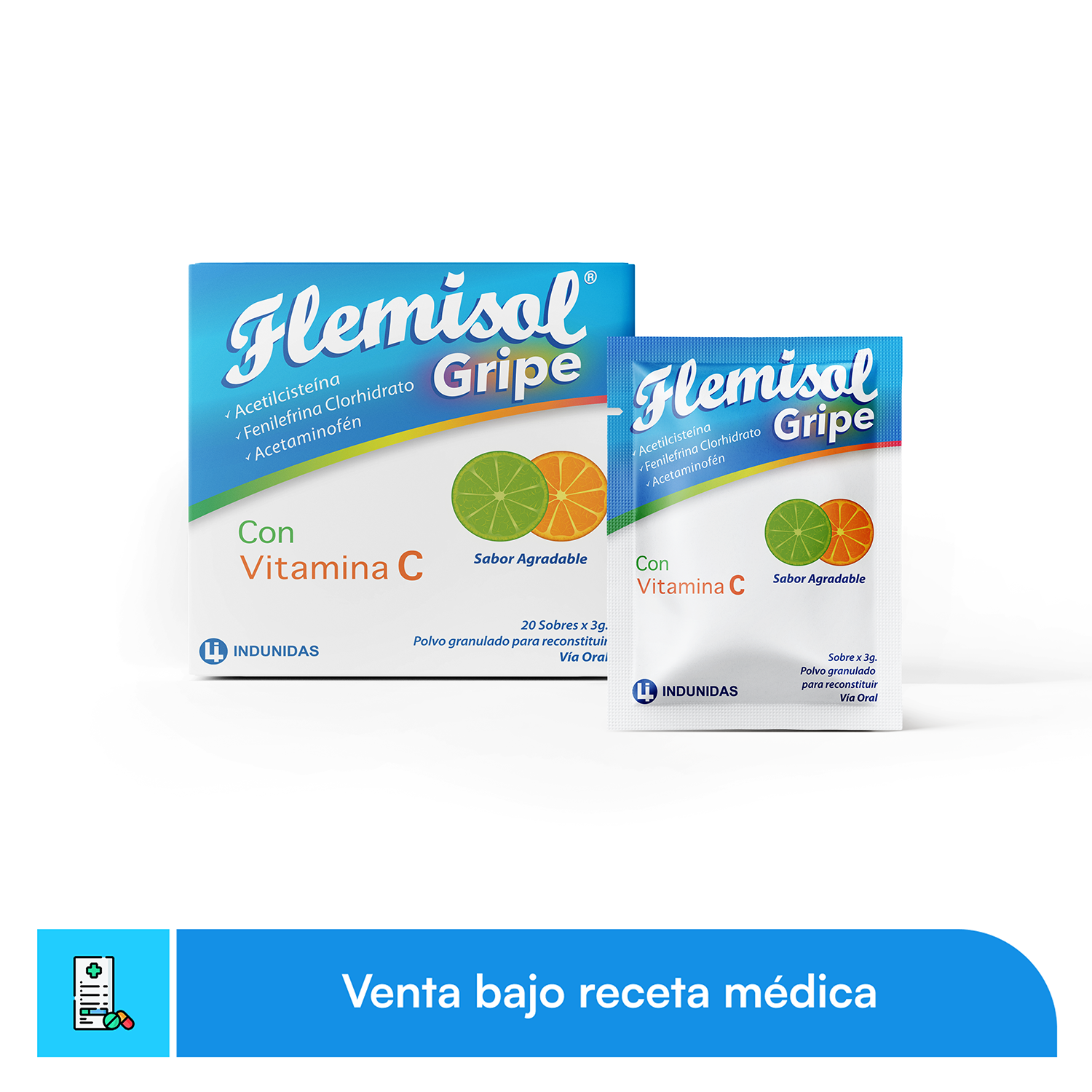 Flemisol gripe | Productos para tu salud | Laboratorios Indunidas