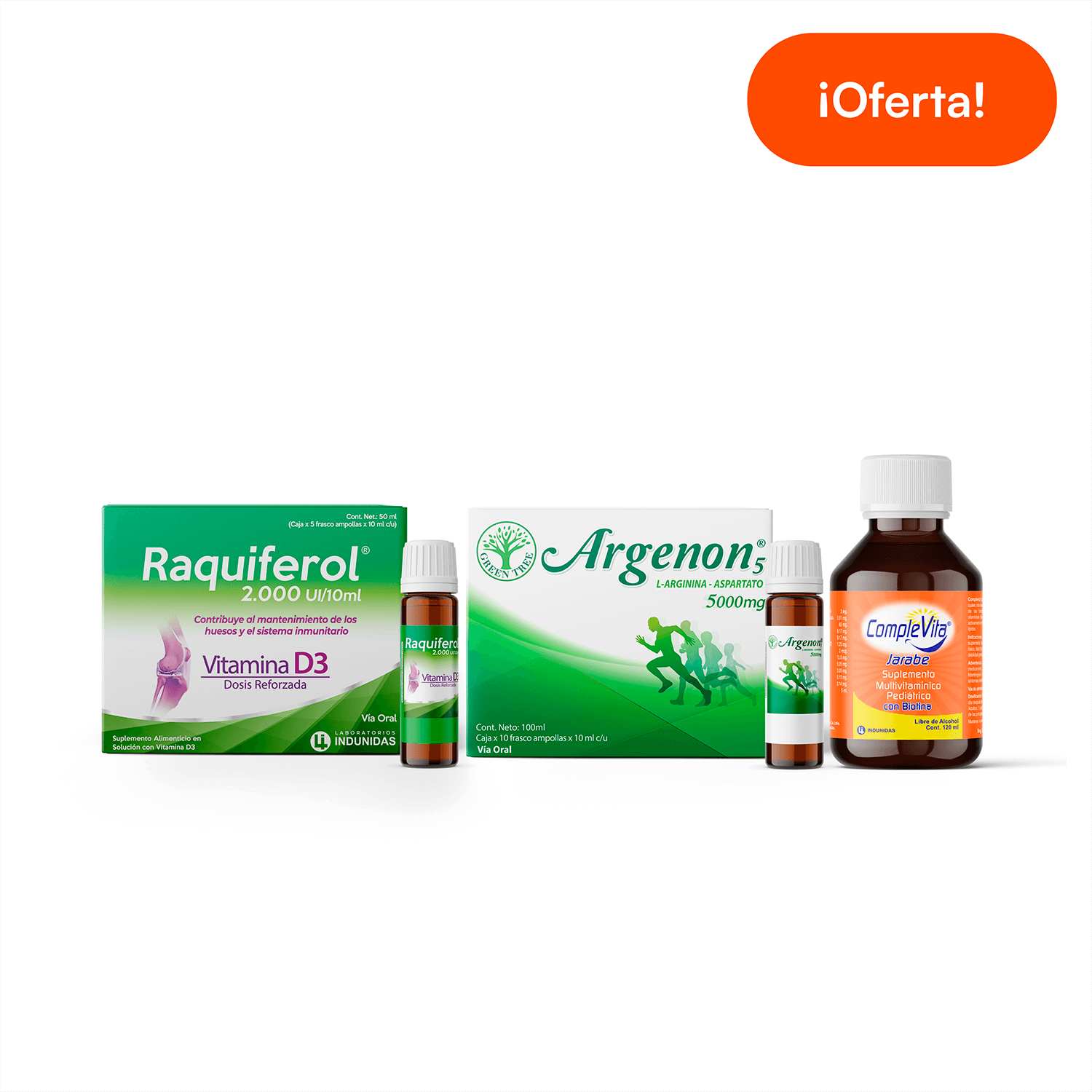 Kit Grandes y Fuertes | Productos para tu salud | Laboratorios Indunidas